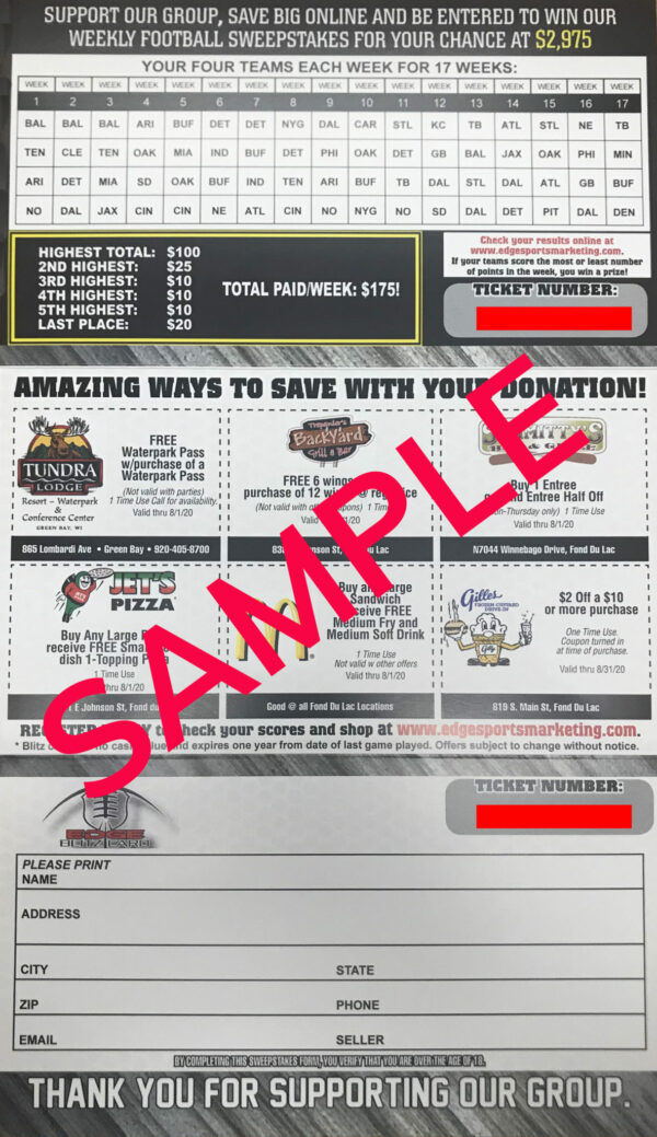 Blitz Card Example | St. Mary's Springs Academy